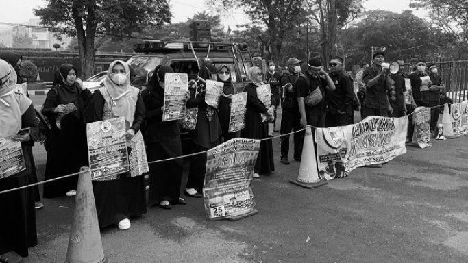 Aksi Guru Honorer Lulus Passing Grade Minta Kejelasan Nasib
