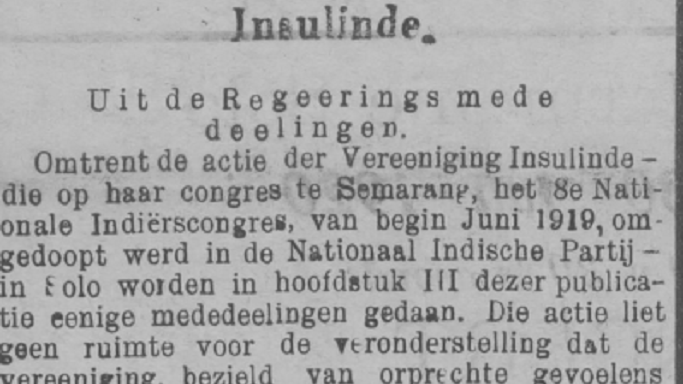 RIWAYAT INDISCHE PARTIJ #15: Dari Insulinde Menjadi Nationaal Indische ...